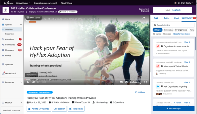The HyFlex Collaborative Conference- Past and Future – HyFlex Learning Community